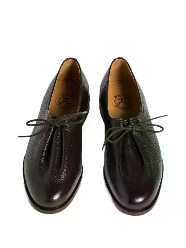 JACQUES SOLOVIÈRE PARIS Fringe-detail Grain-leather Loafers