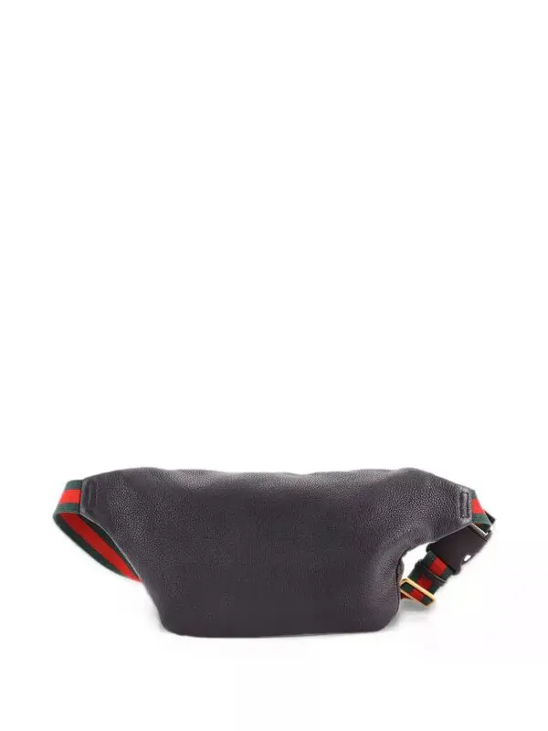Gucci Logo Printed Leather Medium Belt Bag