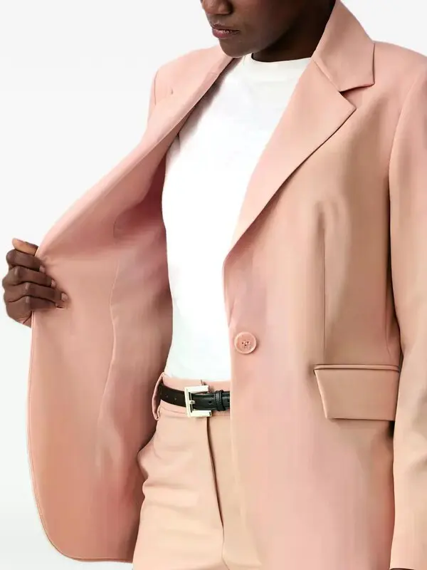 Sisley Single-breasted Notched-lapels Blazer