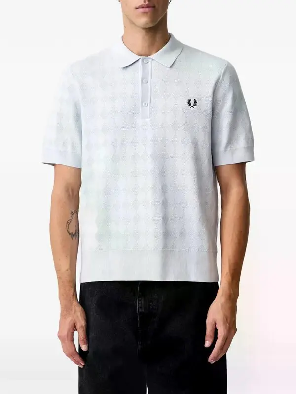 Fred Perry Diamond-knit Polo Shirt