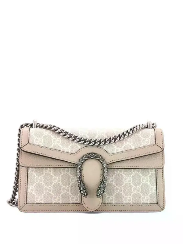Gucci Dionysus Bag Gg Coated Canvas With Leather Small Shoulder Bag