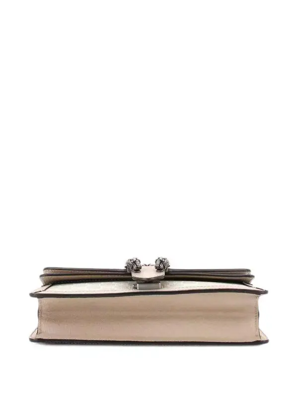 Gucci Dionysus Bag Gg Coated Canvas With Leather Small Shoulder Bag
