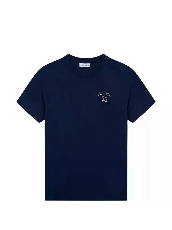 Maison Labiche Popincourt Embroidered Organic-cotton T-shirt