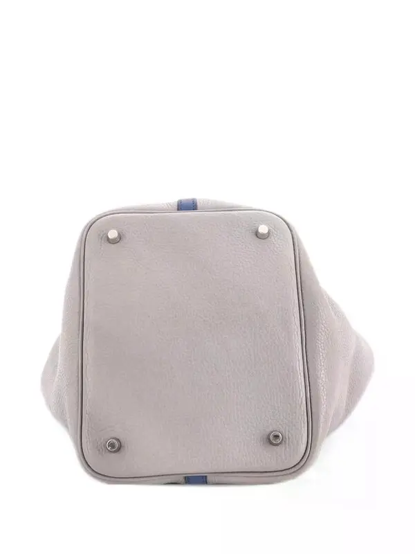 Hermès Bicolor Picotin Lock Bag Clemence With Swift Mm Bucket Bag