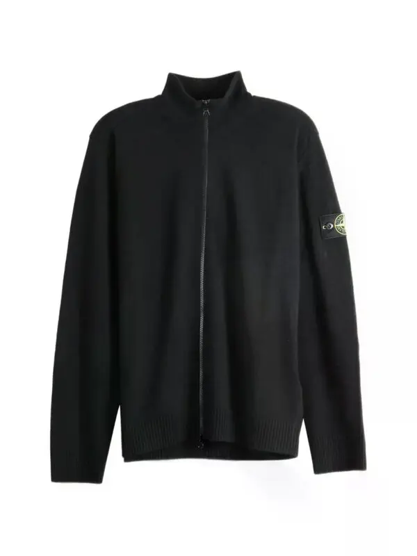 Stone Island Logo-patch Zip-up Cardigan