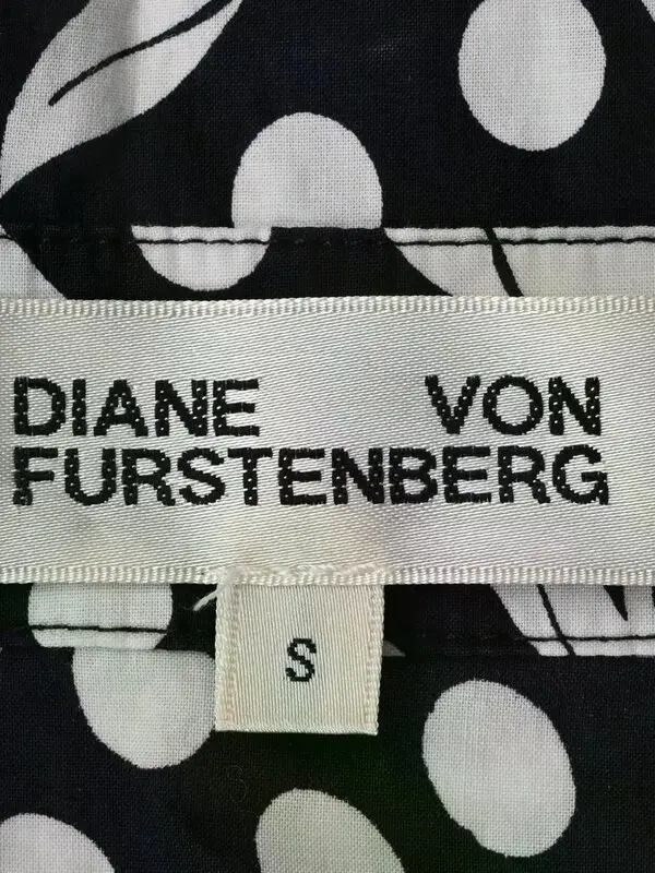 Diane Von Furstenberg Printed Tiered Shirt Dress