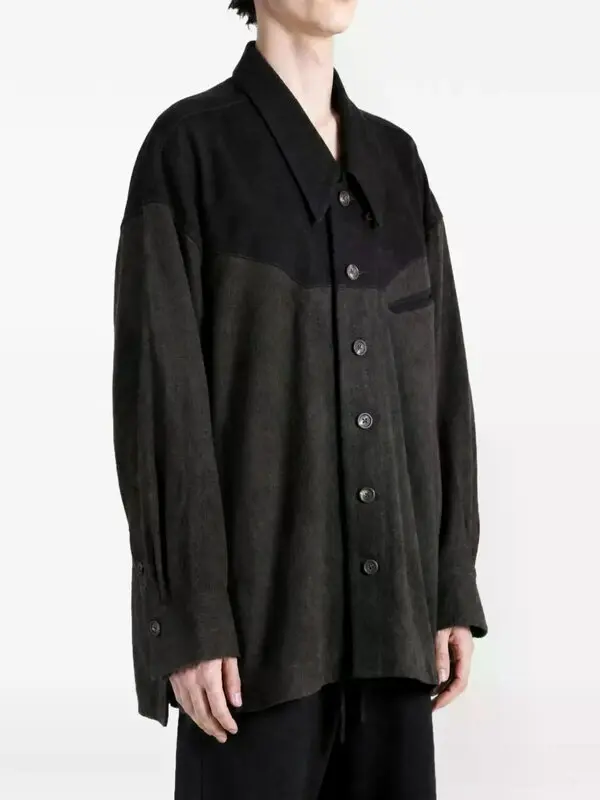 ZIGGY CHEN Panelled Button-up Jacket