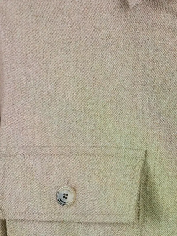 JACOB COHЁN Barberis Canonico Button-down Flap-pocket Overshirt