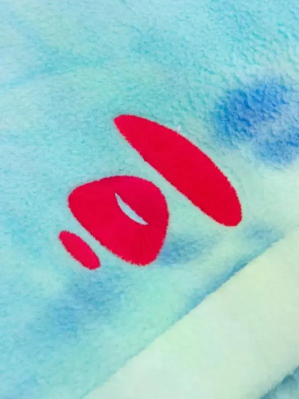 AAPE BY *A BATHING APE Moonface Tie-dye Track Pants - Blue
