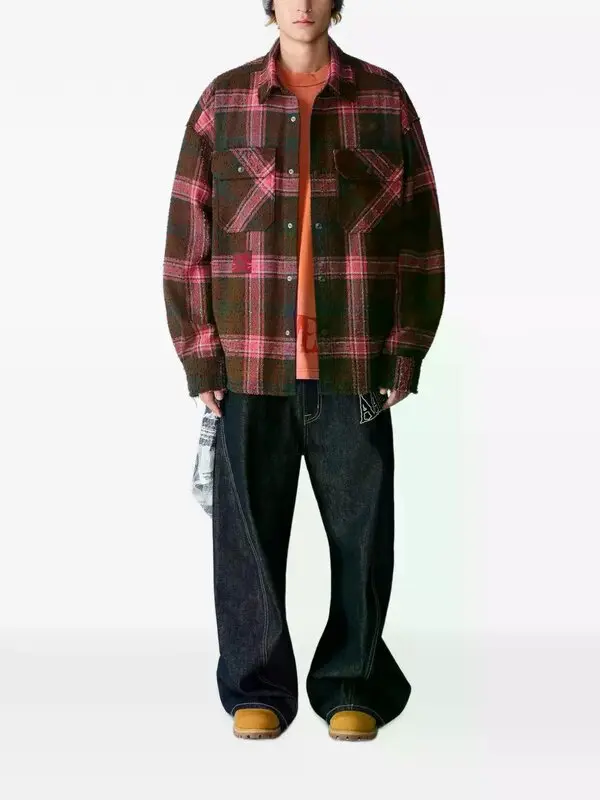 AAPE BY *A BATHING APE Aapeunvs Distressed Overshirt - Blue