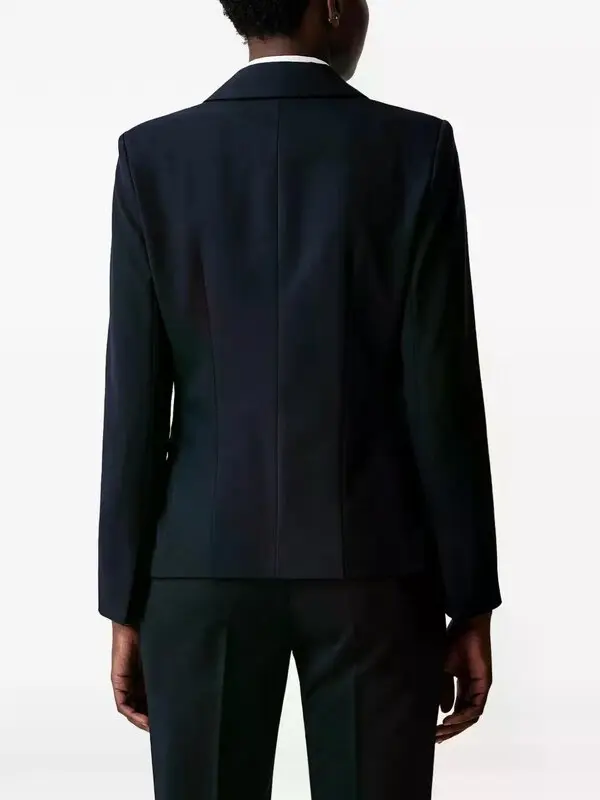 Sisley Notched-lapels Single-breasted Blazer