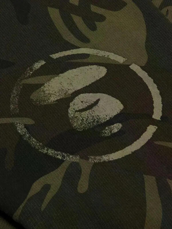 AAPE BY *A BATHING APE Logo Camo-print Sweatshirt