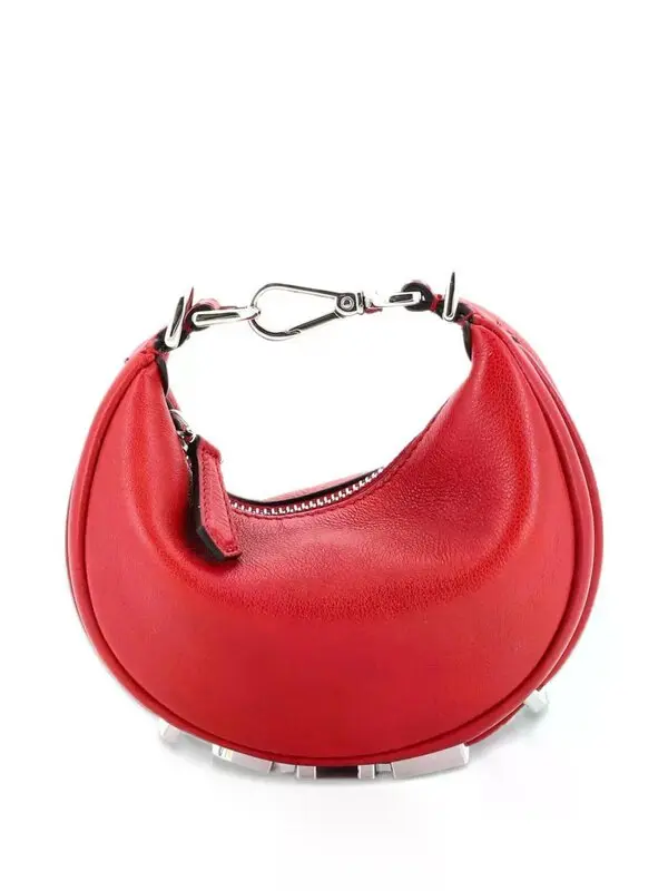 Fendi Fendigraphy Bag Leather Nano Hobo Bag