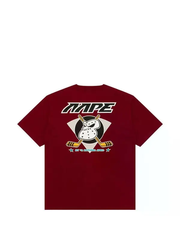 AAPE BY *A BATHING APE Moonface Logo-print T-shirt