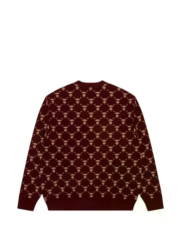 AAPE BY *A BATHING APE Moonface Logo-patch Sweater