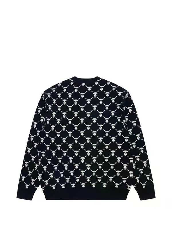 AAPE BY *A BATHING APE Moonface Logo-patch Sweater