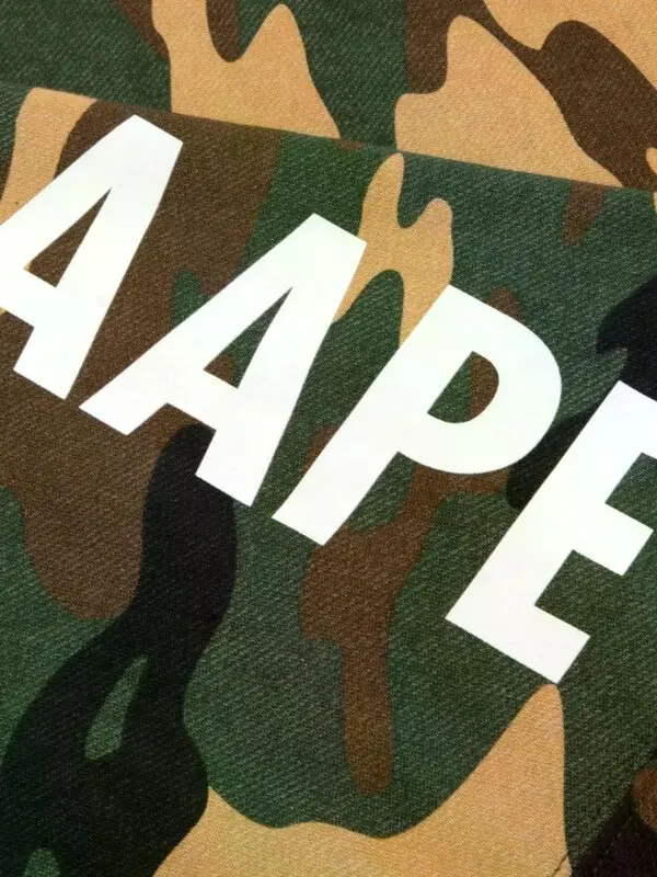 AAPE BY *A BATHING APE Aapenow Moonface Camouflage-print Sweatshirt