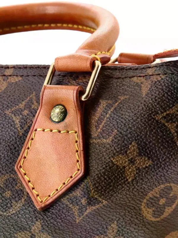 LOUIS VUITTON Speedy Handbag Monogram Canvas 40 Satchel - Brown