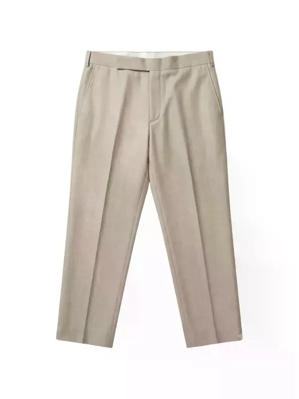LARDINI Pressed-crease Tailored Trousers
