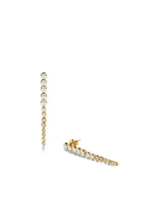 EDGE OF EMBER Serena Tennis Sapphire Drop Earrings