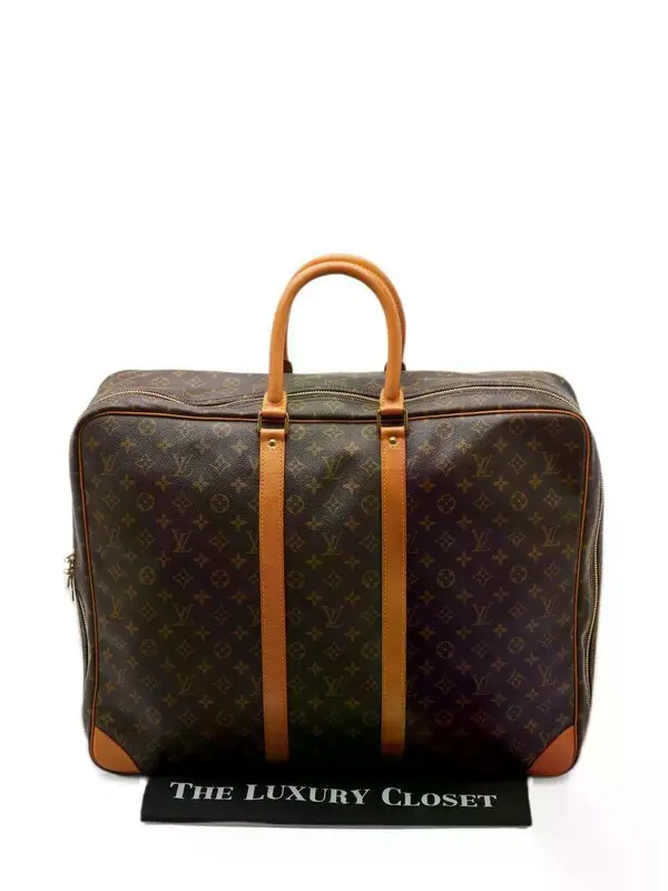 LOUIS VUITTON 1988 55 Sirius Monogram Canvas Holdall - Brown