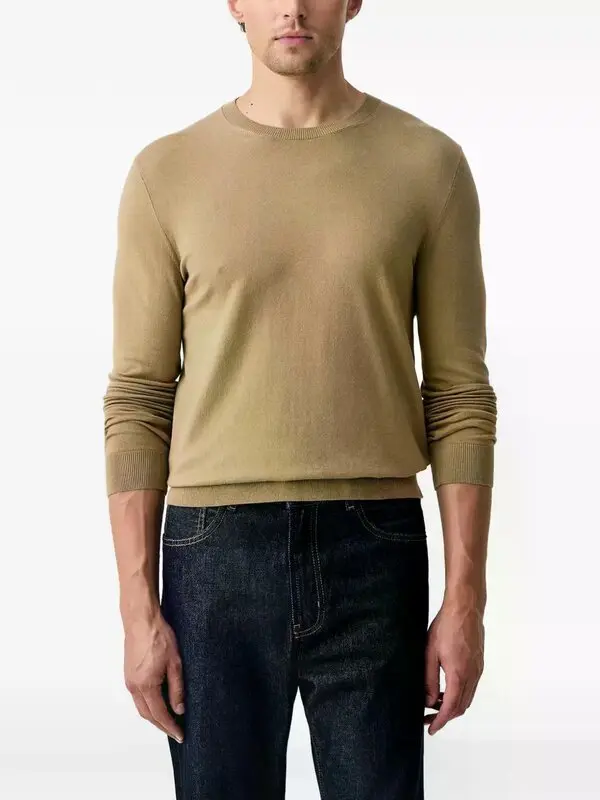 Sisley Fine-knit Crew-neck Sweater