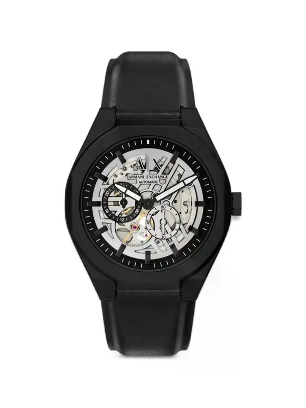 Armani Exchange Sync 44mm Skeleton Watch