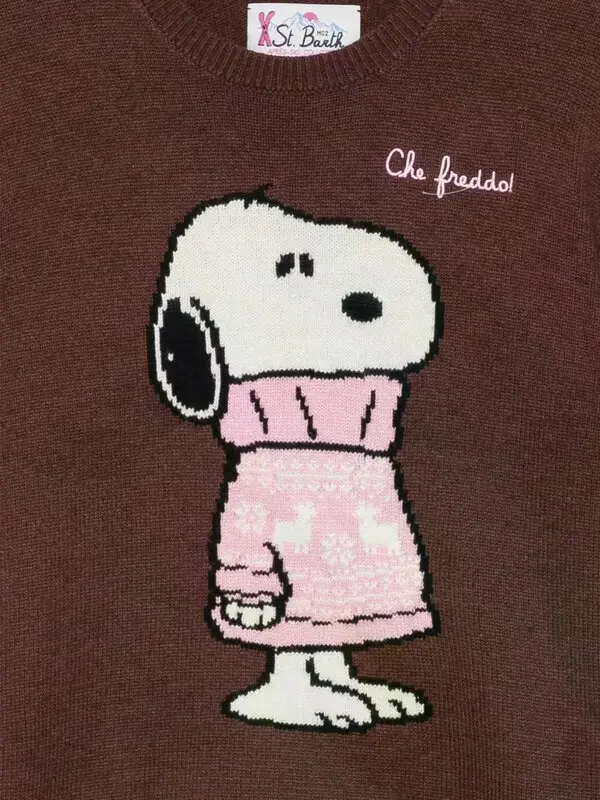 MC2 SAINT BARTH Snoopy-intarsia Crew-neck Sweater