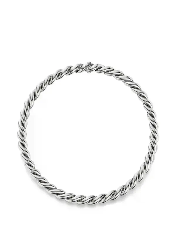 David Yurman Sculpted Cable Necklace - Silver
