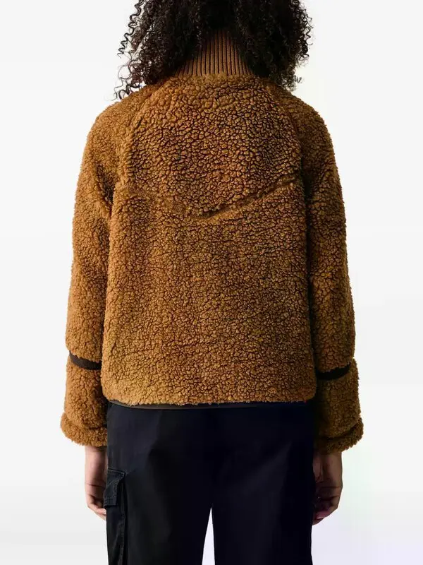 NAPAPIJRI Fleece-texture Zip-up Jacket