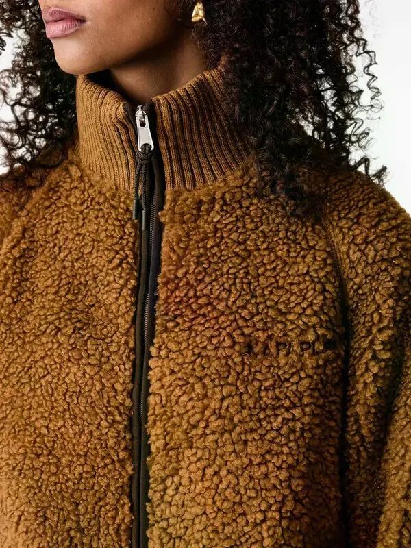 NAPAPIJRI Fleece-texture Zip-up Jacket