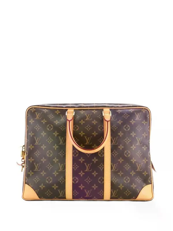 LOUIS VUITTON Porte-documents Voyage Briefcase Monogram Canvas Business Bag