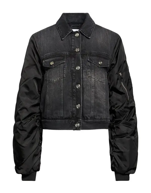 GANNI Denim Outerwear Size Organic Cotton, Cotton