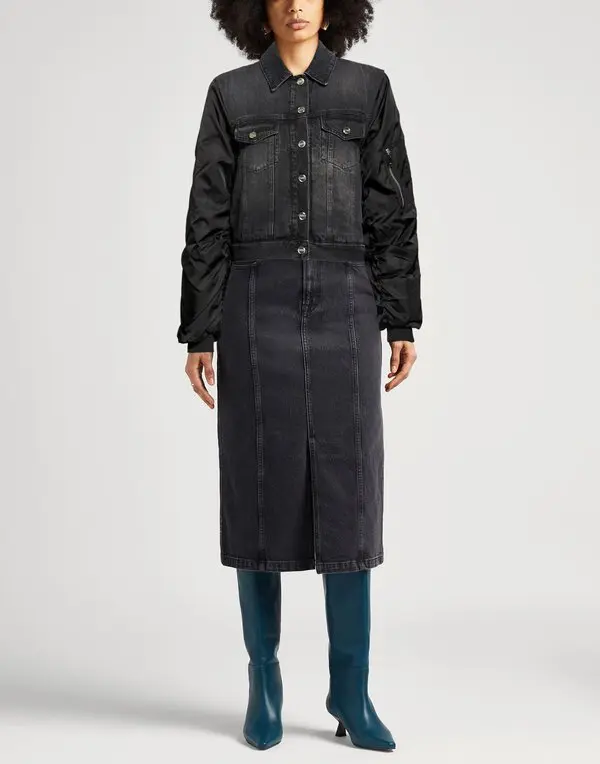 GANNI Denim Outerwear Size Organic Cotton, Cotton