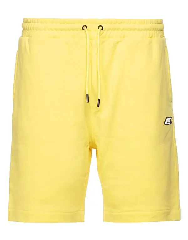 K-WAY Shorts & Bermuda Shorts Size Cotton - Yellow