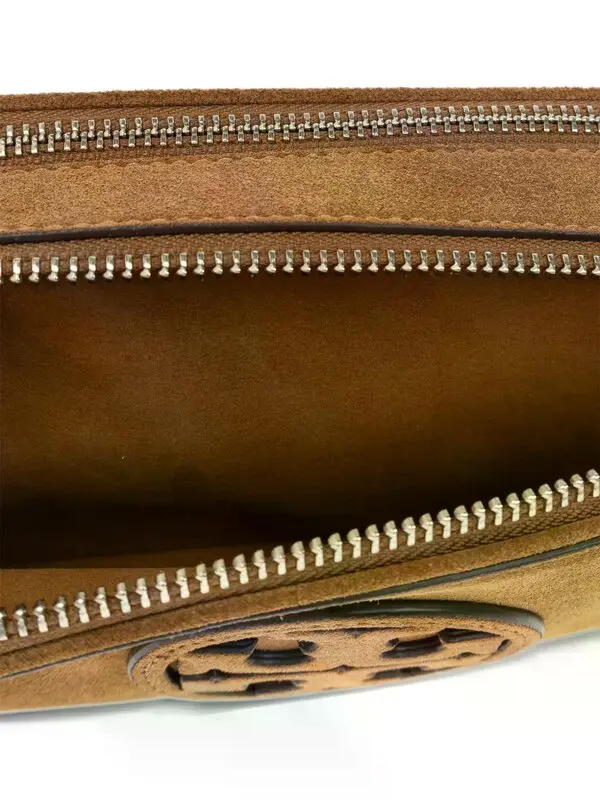 Tory Burch Mini Miller Suede Crossbody Bag - Brown