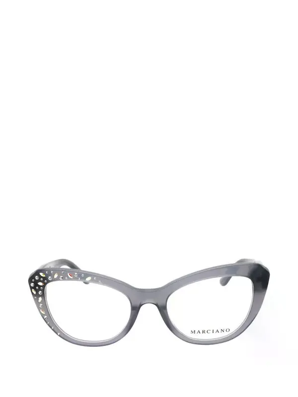 MARCIANO Crystal-embellished Cat-eye Glasses