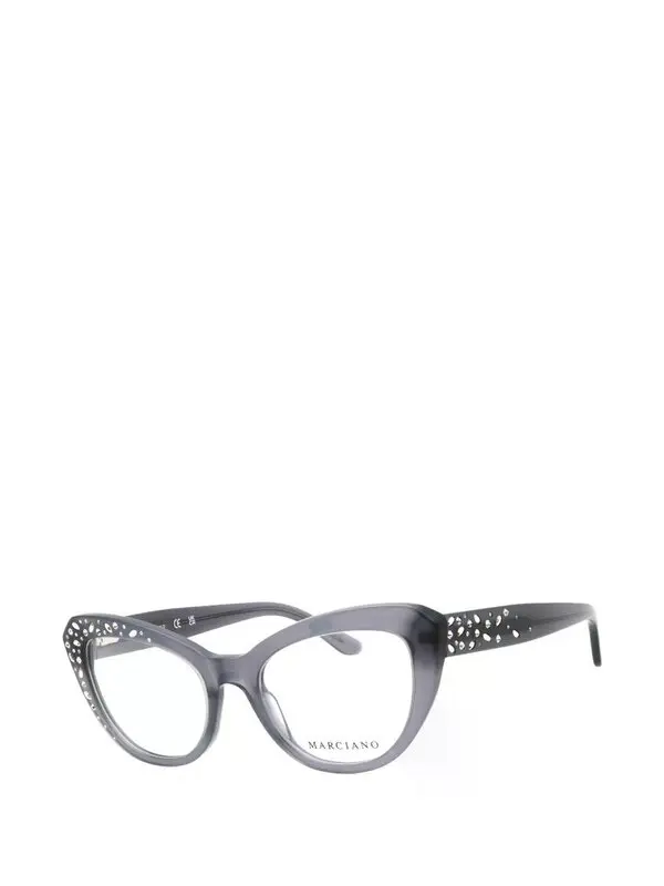 MARCIANO Crystal-embellished Cat-eye Glasses