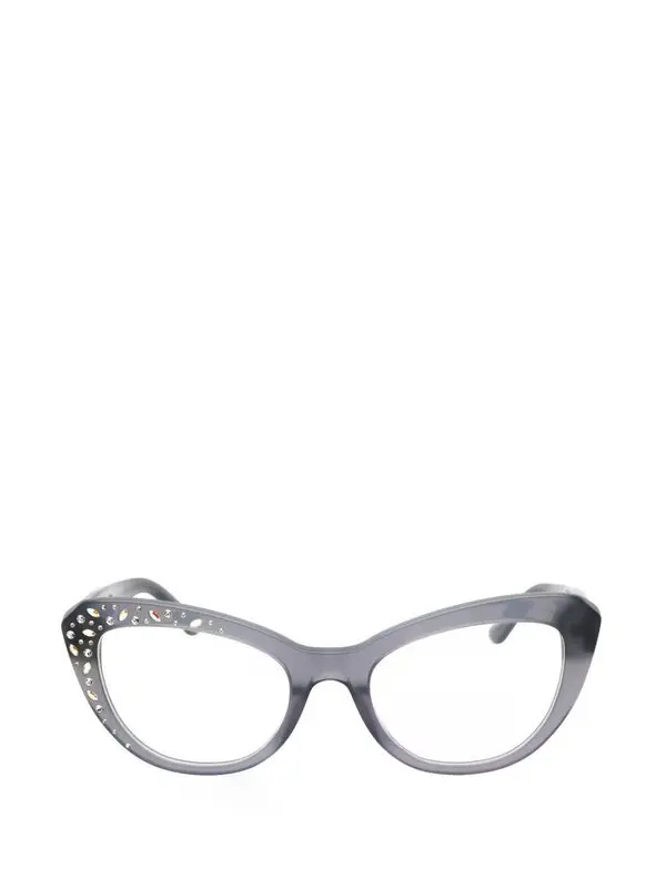 MARCIANO Crystal-embellished Cat-eye Glasses - Grey