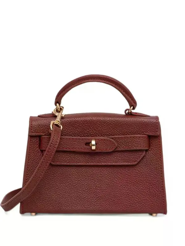 SILVIAN HEACH X New Martina Sanitá Grained Tote Bag - Red
