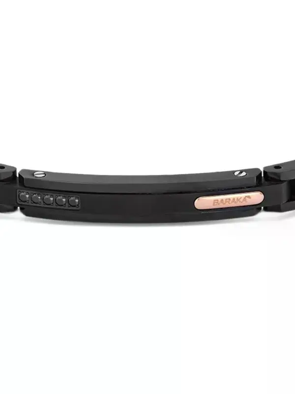BARAKÀ Logo-detail Bracelet - Black