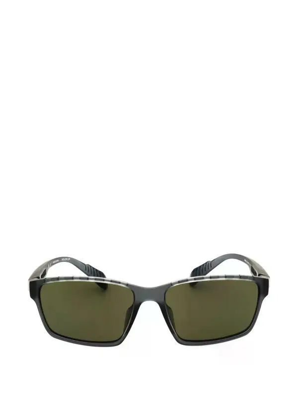 Adidas Sp0024 Rectangle-frame Sunglasses - Grey