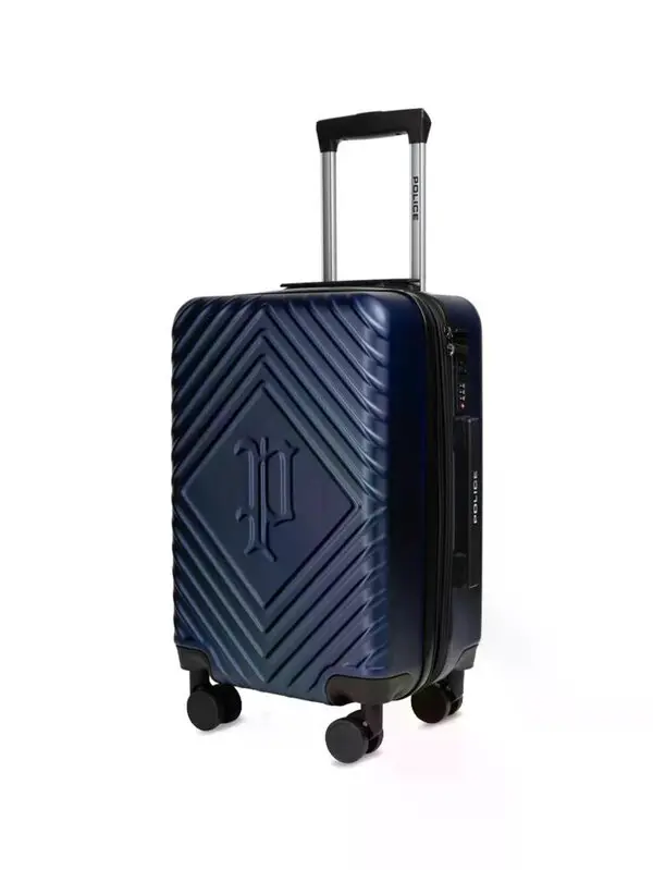 POLICE Logo-embossed Hardshell Suitcase