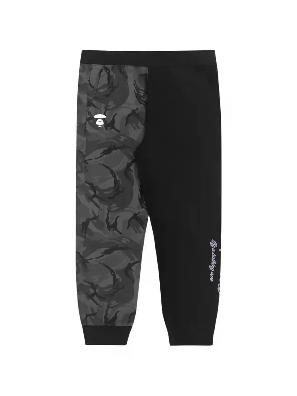 AAPE BY *A BATHING APE Logo-print Track Pants - Black