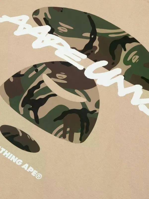 AAPE BY *A BATHING APE Moonface Graphic-print T-shirt
