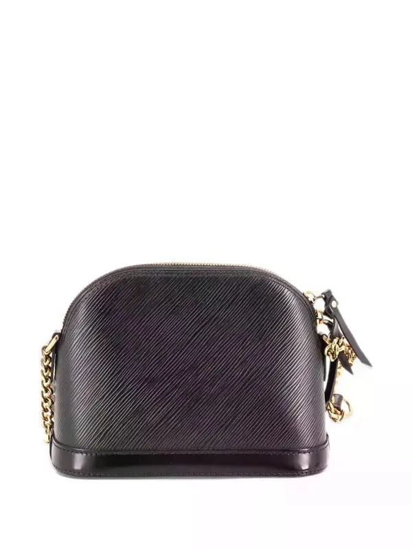 LOUIS VUITTON Alma Chain Handbag Epi Leather Mini Crossbody Bag