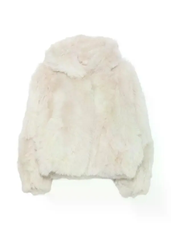 BLANCHA Hooded Shearling Jacket