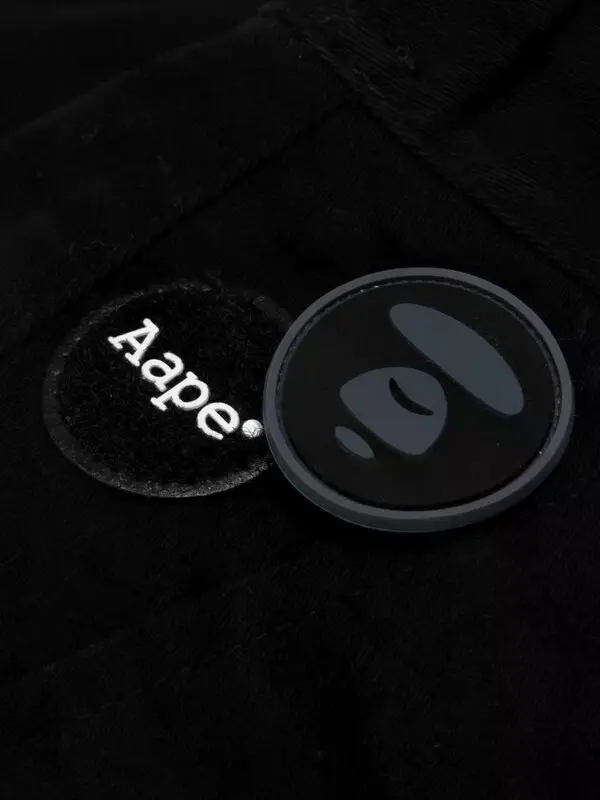AAPE BY *A BATHING APE Logo-print Straight-leg Trousers