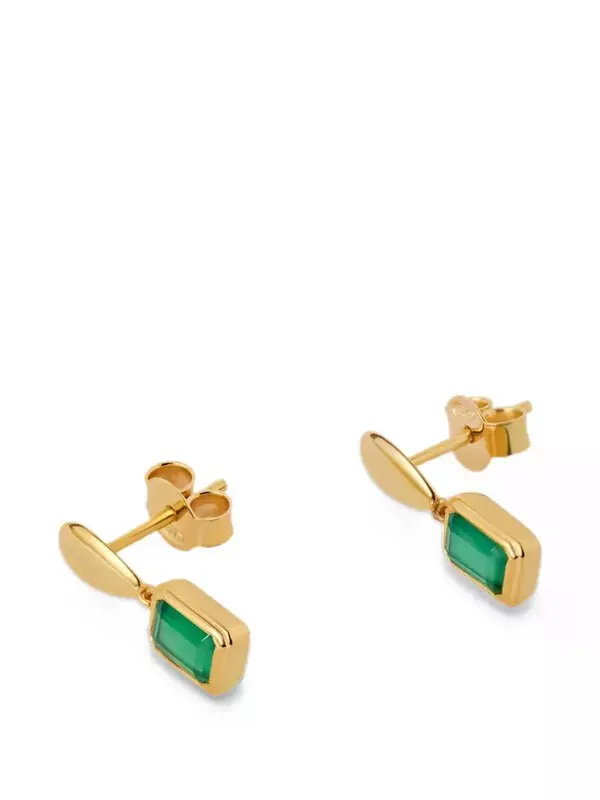 EDGE OF EMBER Pebble Birthstone Drop Earrings