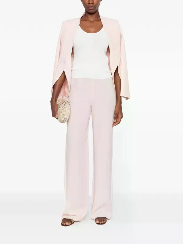 Max Mara Ribbed-knit Scoop-neck Top - White